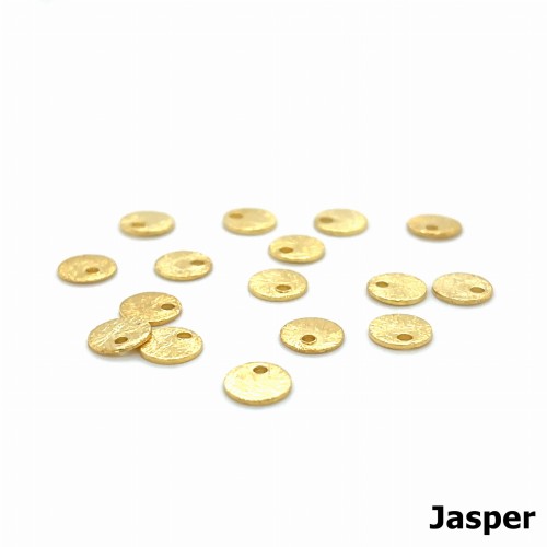 534. Srebro AG925 Element ozdobny pozłacany Jasper
